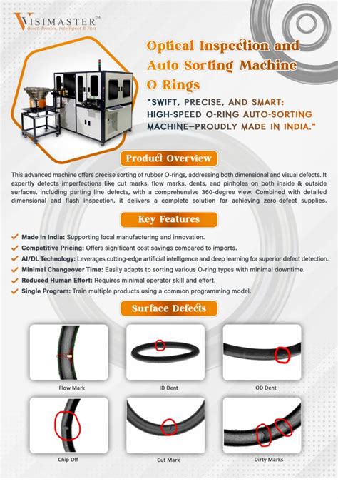 Vision Inspection System For O Rings Inspection And Surface Defects Detection At ₹ 5000000