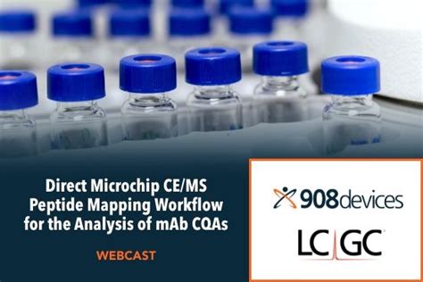 Direct Microchip Ce Ms Peptide Mapping Workflow For The Analysis Of Mab Cqas