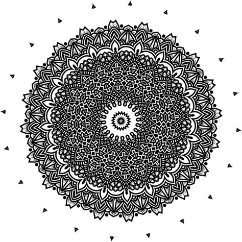 책 페이지를 색칠하기위한 Mehndi 스타일의 둥근 꽃 패턴 개요 프리미엄 벡터