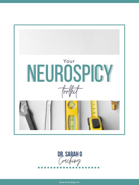 Neurospicy Chore Toolkit Workbook Vibrant Pdf Behavioural