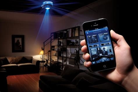 Networked Home Security System With Remote Monitoring Premium Ai Generated Image