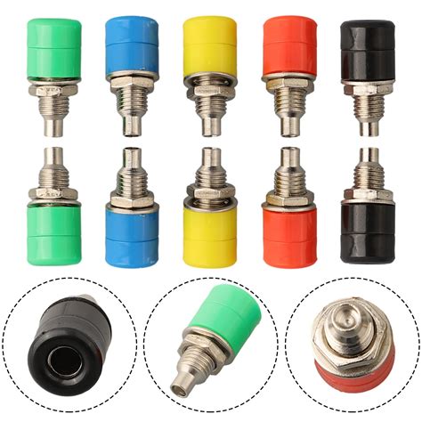 Secure 10pcs 4mm Banana Socket Binding Post For Reliable Electrical
