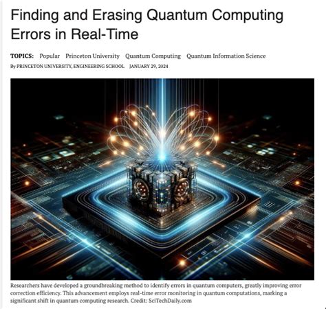 Finding And Erasing Quantum Computing Errors In Real Time