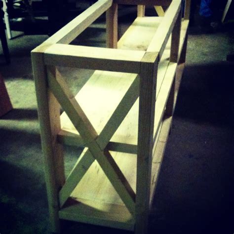 Rustic X Console Ana White