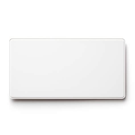 a white rectangular object with a white square that says quot the word