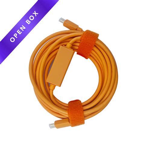 Spectrum Usb C Male To Usb C Male 5m Hi Vis Orange Open Box Hypop