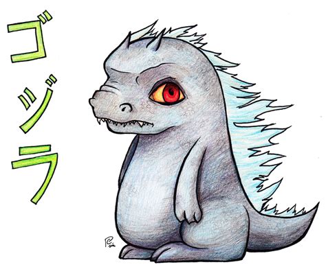 Chibi Godzilla By Hachiwara On Deviantart