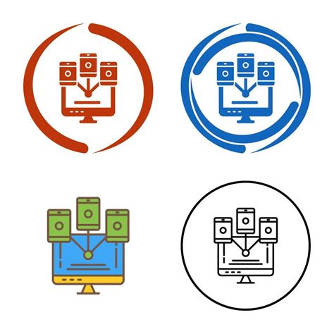 Computer Networks Vector Icon 34410178 Vector Art At Vecteezy