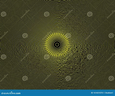 Abstract Science Or Technology Background Network Illustration With Particle Stock Vector