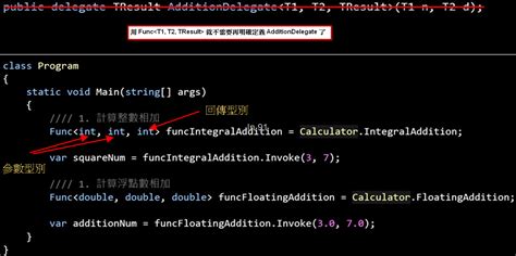 Net 快快樂樂學linq系列前哨戰－func Action Predicate In 91 點部落
