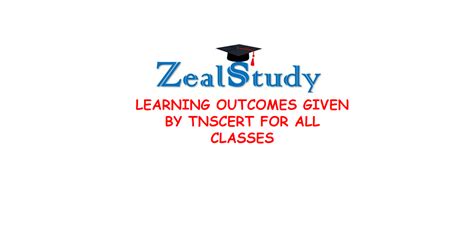 Learning Outcomes Lists At Secondary Stage 9 And 10 Maths Given By Tnscert