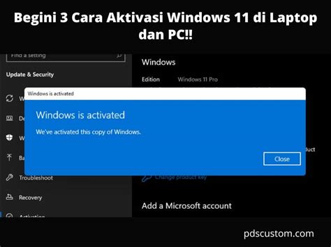 Cara Aktivasi Windows 11 Dengan Lisensi Key Activator Cmd Otosection