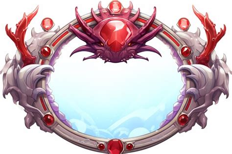 Seafood Round Frame Premium Ai Generated Image