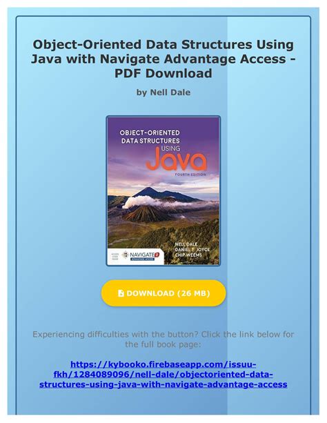 Ebook Object Oriented Data Structures Using Java With Navigate