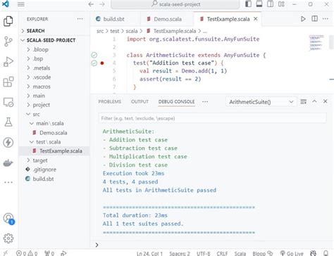 Scala Unit Testing