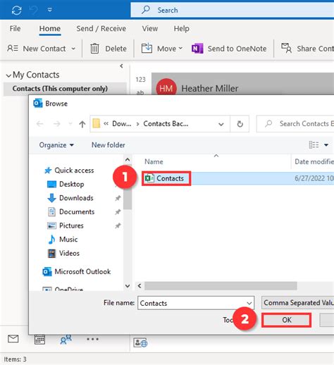 Import Contacts In Csv Format Into Outlook 2021 Akrutosync