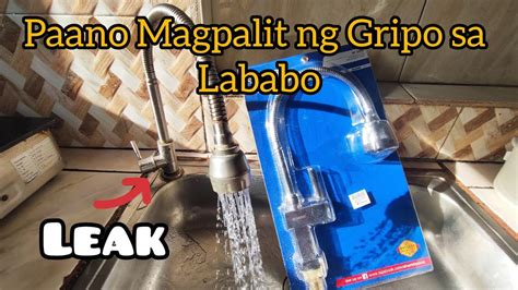 Paano Magpalit Ng Bendable Na Gripo Sa Lababo How To Install Bendable Faucet Youtube
