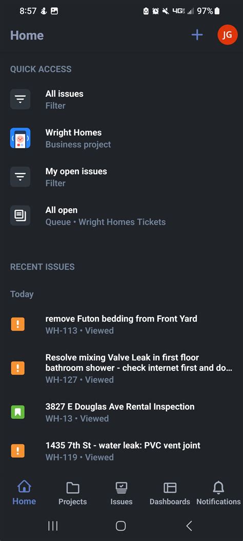 Cant See Project Dashboards
