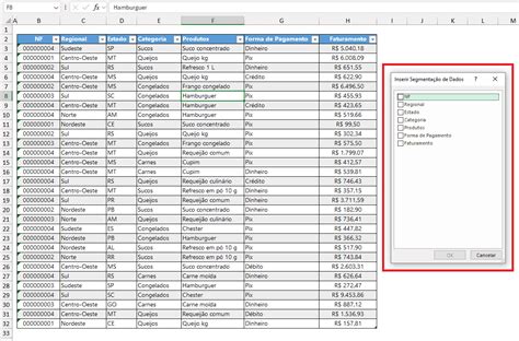 como inserir e usar segmentação de dados em tabelas no excel guia do