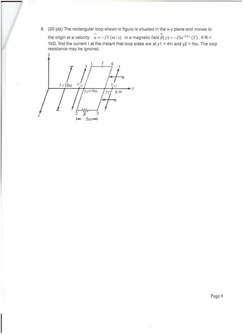 Solved The Rectangular Loop Shown In Figure Is Situated In Chegg