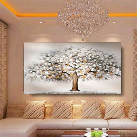 Современная Картина Маслом на Большом Холсте Дерево Живопись на стену в интернет магазине на
