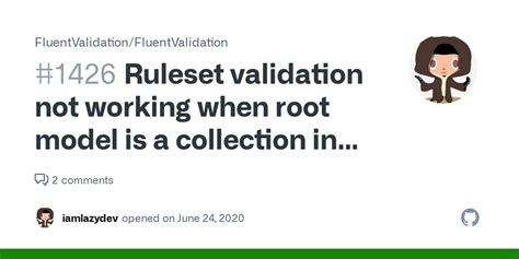 ruleset validation not working when root model is a collection in asp