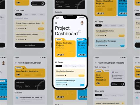 Projectify Project Management Mobile App By Vektora Uiux For Vektora On Dribbble