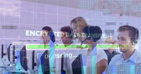 Animation Of Graphs Encrypted Data And Processing Over Diverse Female