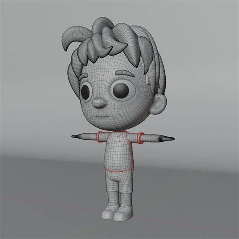 Cartoon Boy Rigged 3d Model 3d Model Animated Rigged Cgtrader