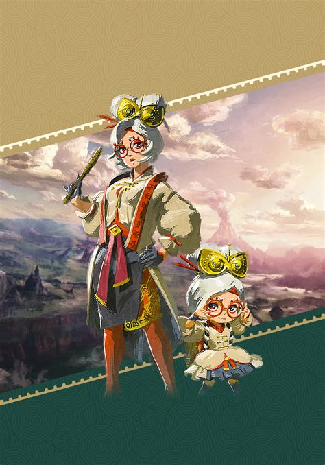 The Legend Of Zelda Tears Of The Kingdom Purah Version 2 Wallpaper