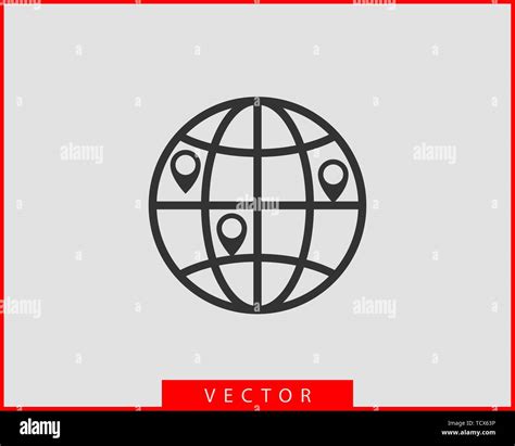 Map Icons Marker Pointer Pin Location Vector Icon Gps Navigation Symbol Stock Vector Image