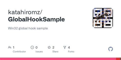Github Katahiromzglobalhooksample Win32 Global Hook Sample