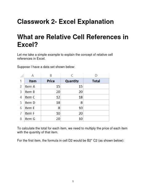 Cw 2 Excel Pdf Teaching Methods And Materials Computers