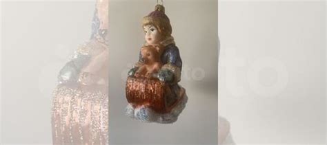 Елочная игрушка Мальчик на санках купить в Москве Хобби и отдых Авито