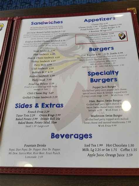 Menu At Bubbies Restaurant Crossett