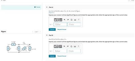 Solved Review Part A Use KCL To Find The Value Of In For The Chegg