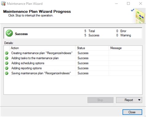 Sql Server Maintenance Plan Reorganize Index And Update Statistics Tasks