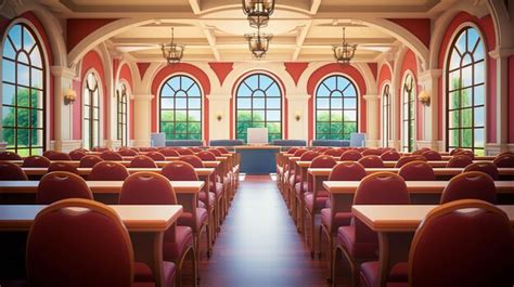 Premium Ai Image Class Room Interior