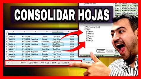 Guía definitiva para unificar hojas de Excel en una sola Paso a paso ME GUSTA INTERNET