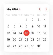 Cupertino Calendar Picker Flutter Package