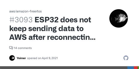 esp32 does not keep sending data to aws after reconnecting to access