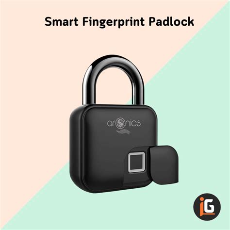 Smart Fingerprint Padlock Indiatic Gadgets