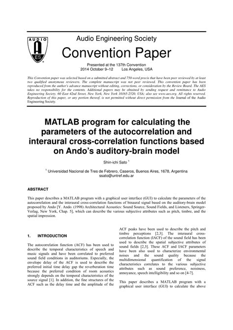 Pdf Matlab Program For Calculating The Parameters Of The