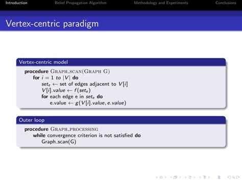 Vertex Centric Asynchronous Belief Propagation Algorithm For Large