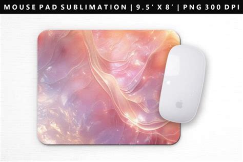 Organic Form Mouse Pad Sublimation Graphic By Stasylionet Creative