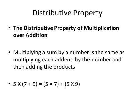 Distributive Property — Definition Uses And Examples Worksheets Library