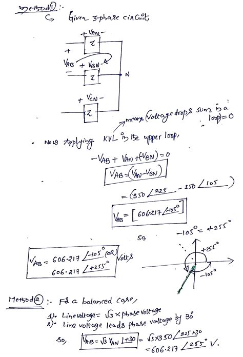 Solved A Z The C Phase Voltage Of A Balanced Three Phase System