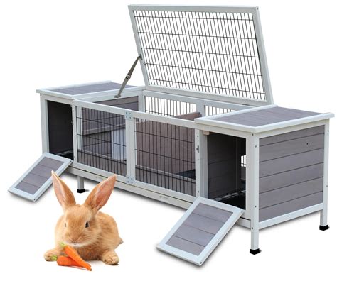 Rabbit Hutch Rabbit Cage With Run Indoor Bunny Hutch Outdoor Rabbit