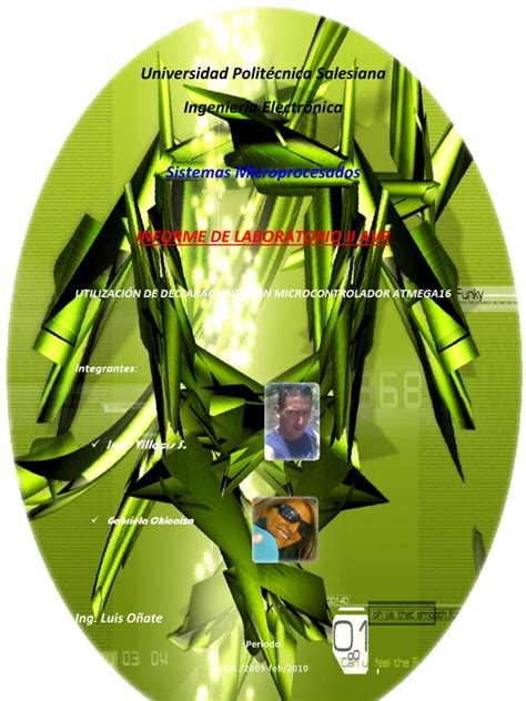 Informe Practica De Laboratorio Ii Avr Pdf Programa De Computadora Programación