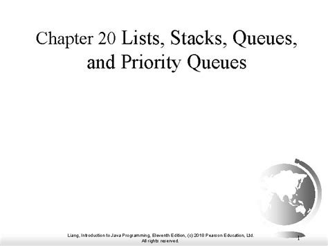Chapter 20 Lists Stacks Queues And Priority Queues